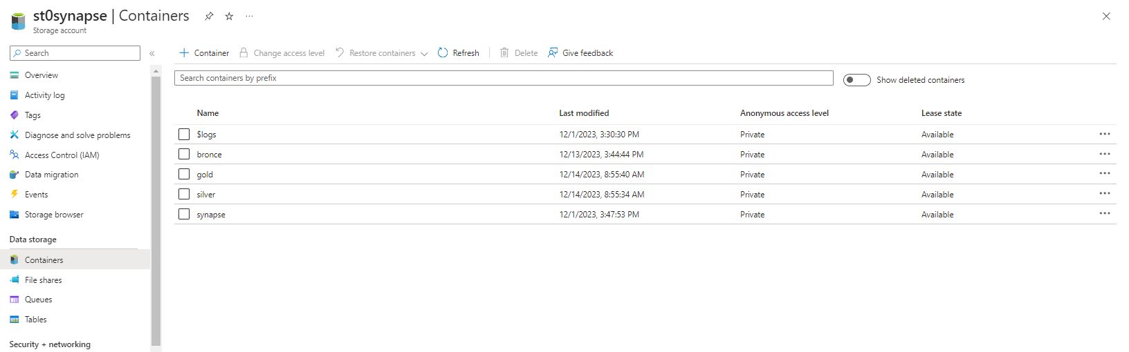 Azure Synapse Notebook Data Ingestion
